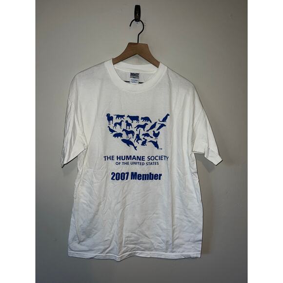 Vintage | Shirts | The Humane Society Shirt Usa America Map Garphic Pet ...